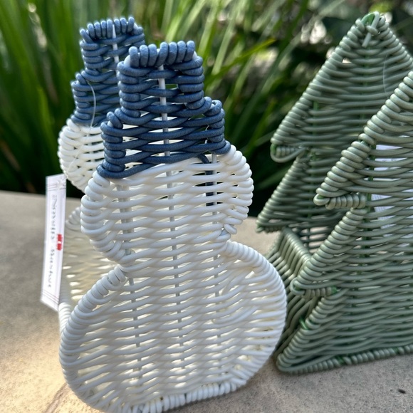 Target | Holiday | Target Christmas 223 Wicker Snowman Tree Baskets Box ...